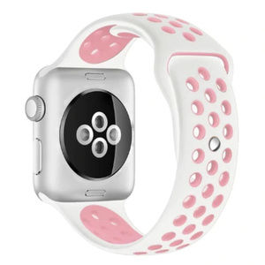 Accessories | New Pink White Sport Silicone Band For Apple Watch | Poshmark